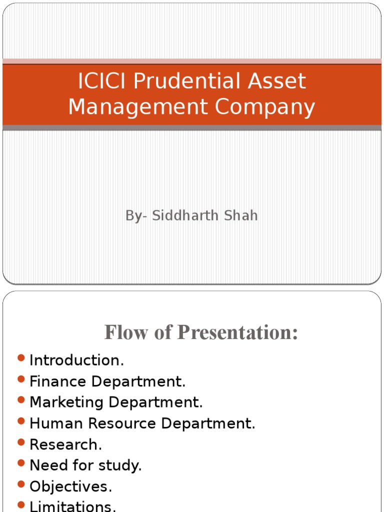ICICI Prudential Asset Management Company | PDF | Mutual Funds | Speculation