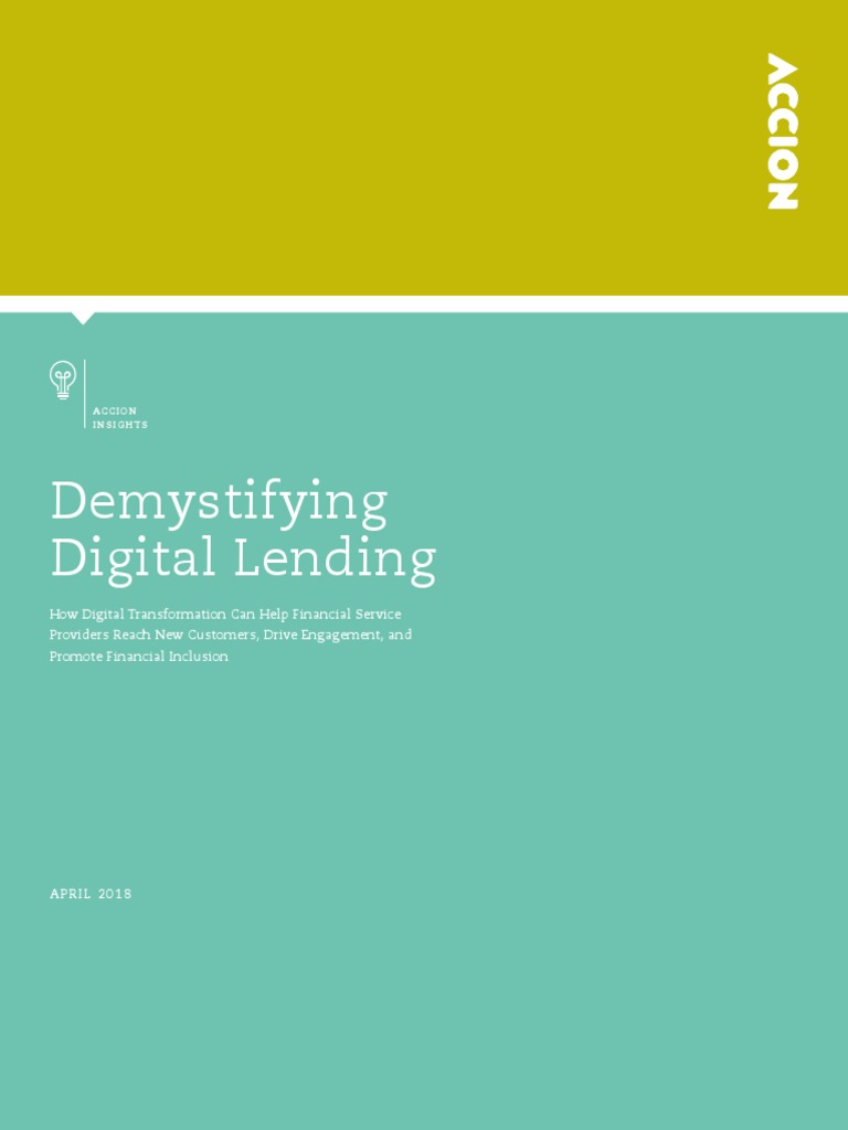 Demystifying Digital Lending PDF | PDF | Loans | Credit