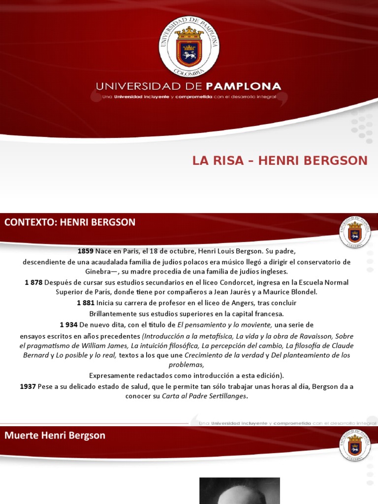 La Risa | PDF | La risa | Henri Bergson