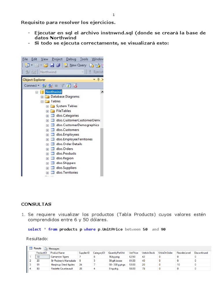 Practica Ejercicios SOLUCION | PDF | SQL | Bases de datos