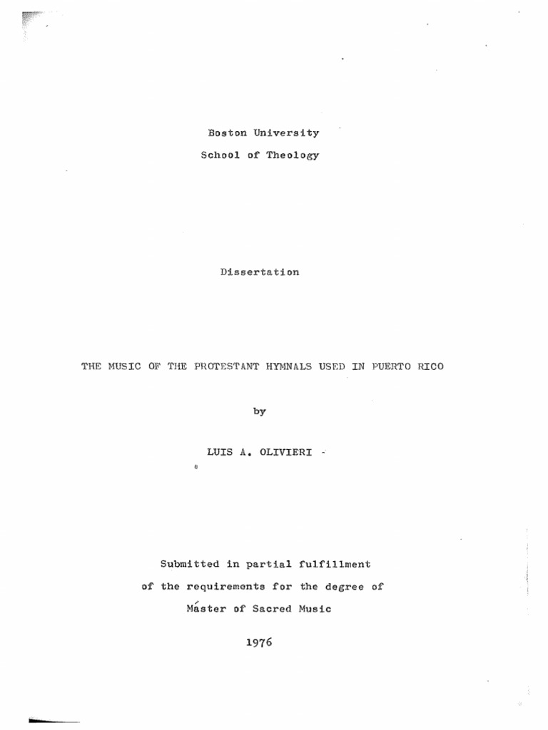 The Music of The Protestant Hymnals Used in Puerto Rico (1976) - Luis A ...