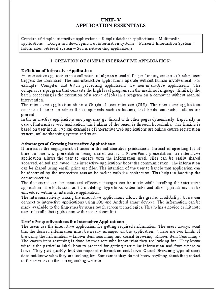 ITE Unit 5 | PDF | Databases | Relational Database