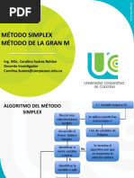 Método de la Gran M en Programación Lineal | PDF