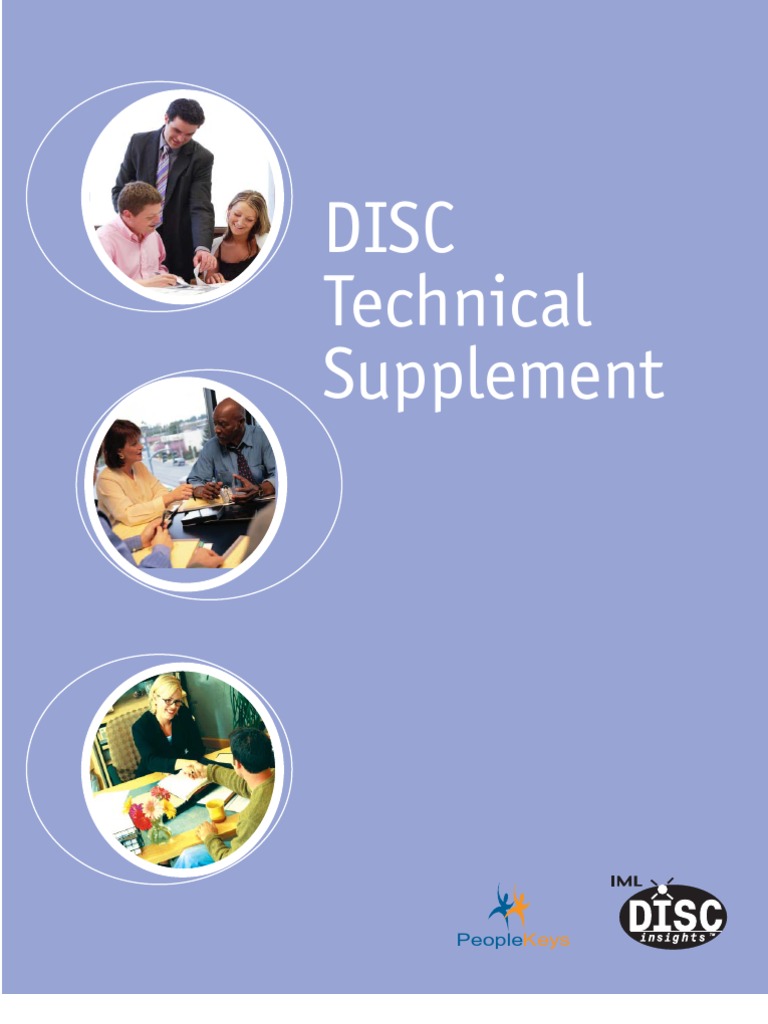 Disc Technical Supplement | PDF | Psychometrics | Correlation And ...