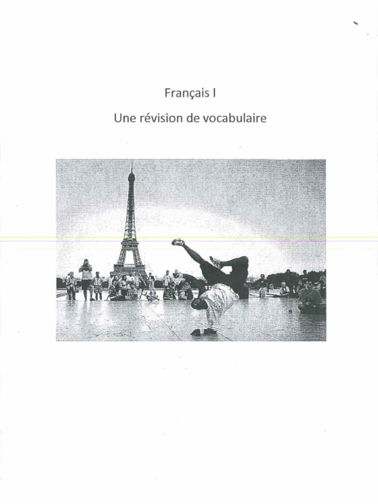 Bien Dit 1 Vocab Lists | PDF