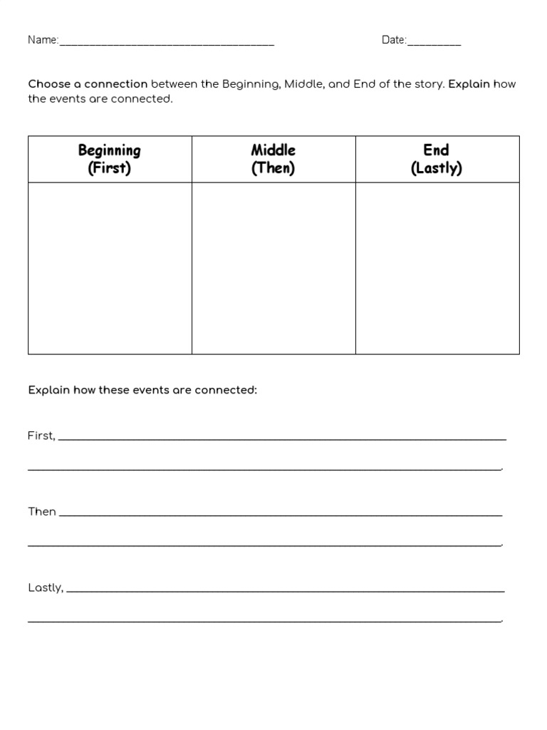 Each Kindness 3rd Grade Temporal Words PDF | PDF | Finance & Money ...