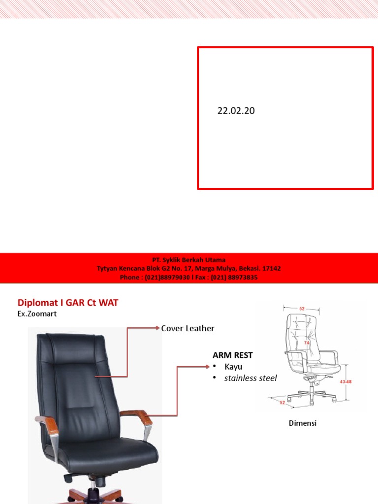 Katalog Kursi Kantor Eksekutif | PDF