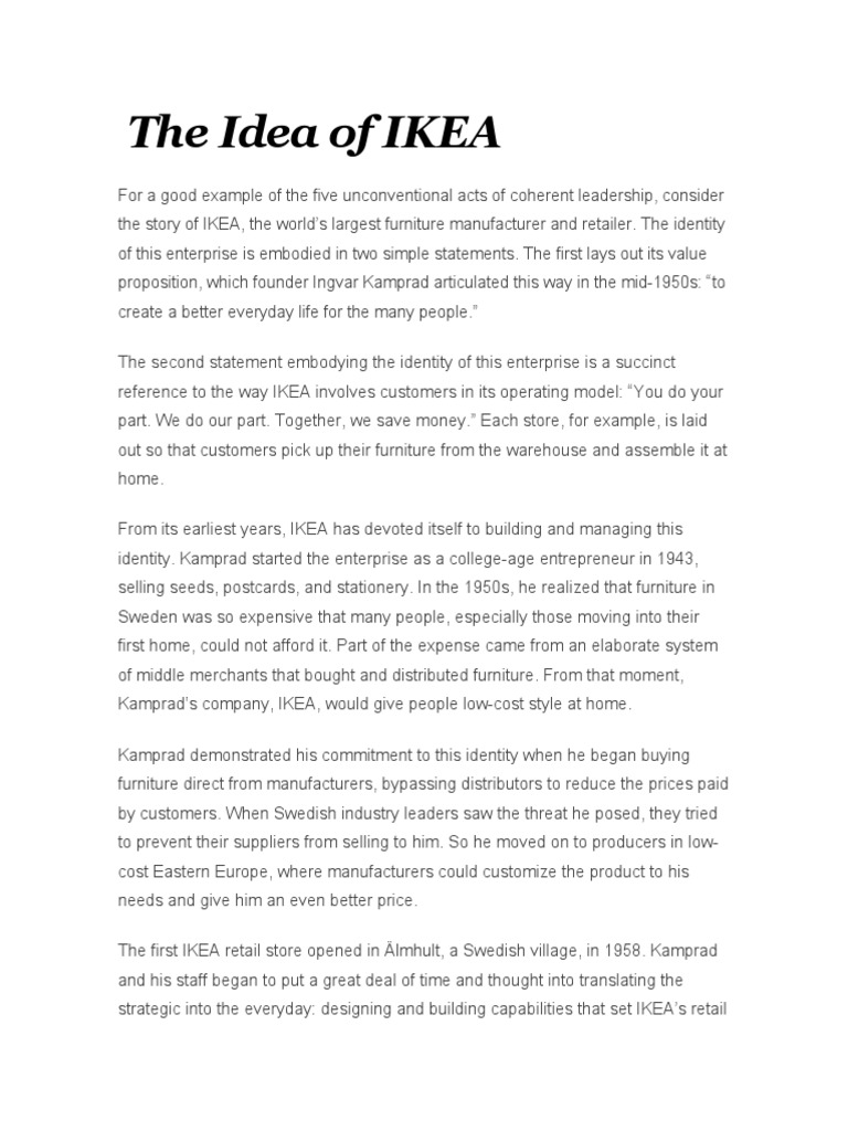 Ikea | PDF | Retail | Brand