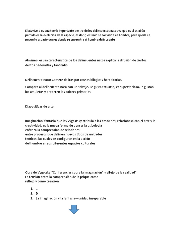 Atavismo | PDF | Subjetividad | Sicología