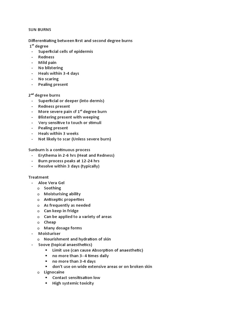Sunburns | PDF | Sunscreen | Ultraviolet