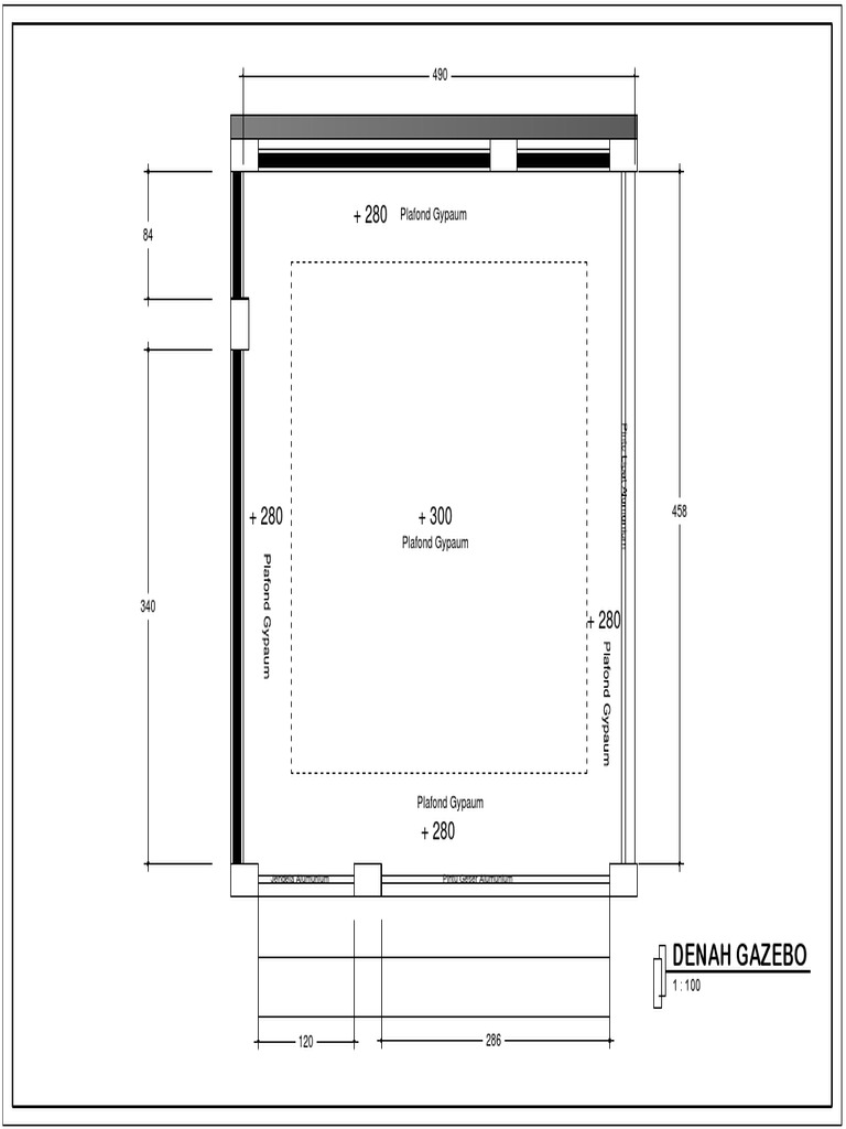 Denah Gazebo PDF | PDF