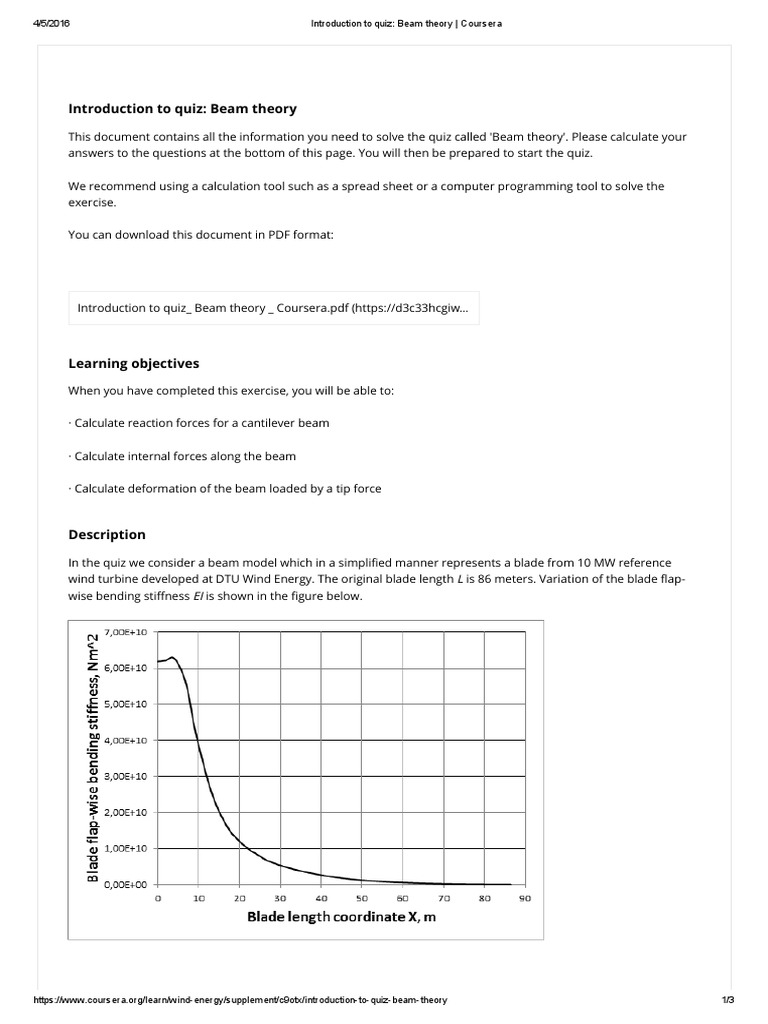 Introduction To Beam Theory | PDF | Bending | Materials