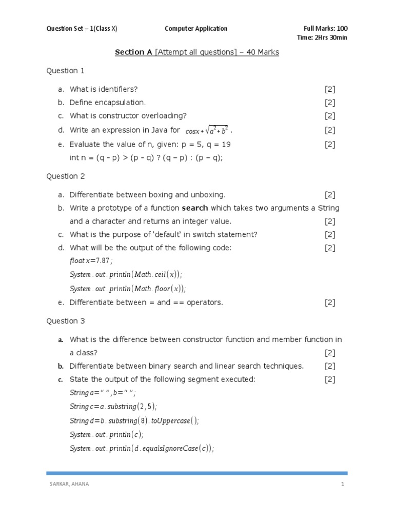 Q1 Ca | PDF | String (Computer Science) | Subroutine