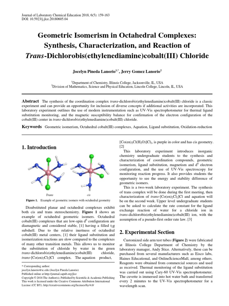 Ig 02 | PDF | Coordination Complex | Ultraviolet–Visible Spectroscopy