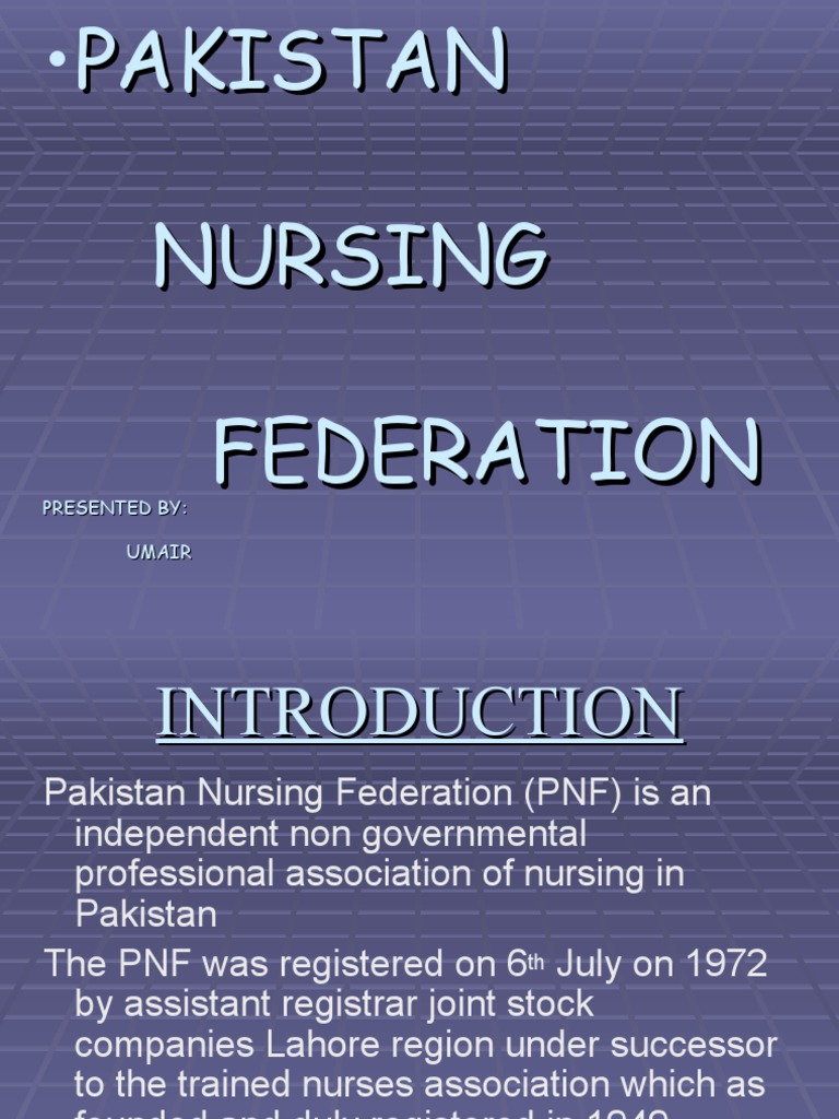 Pakistan Nursing Federation | PDF
