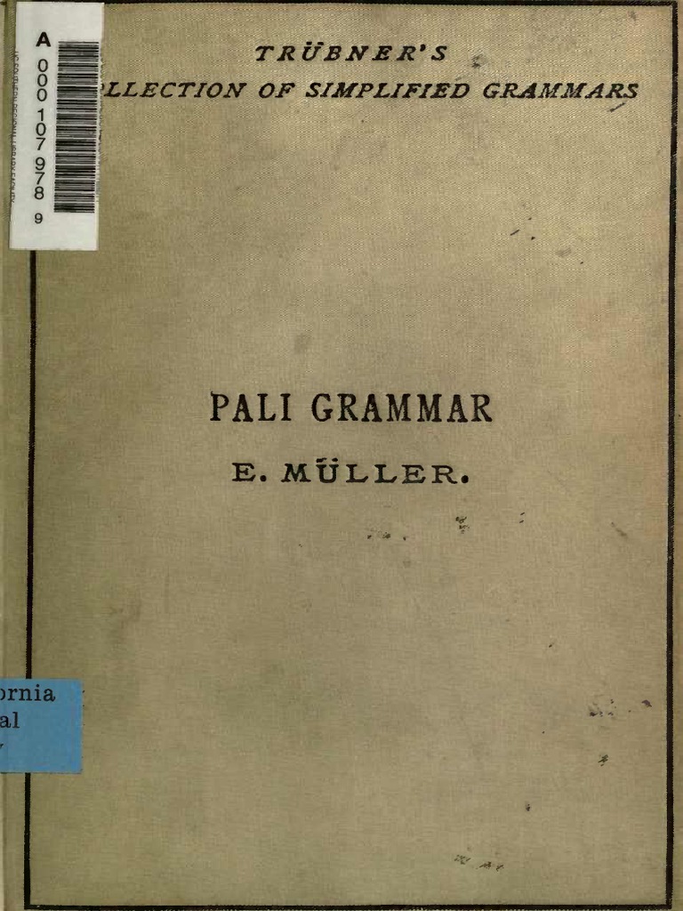 Simplified Pali Grammar Guide | PDF | Pali | Consonant