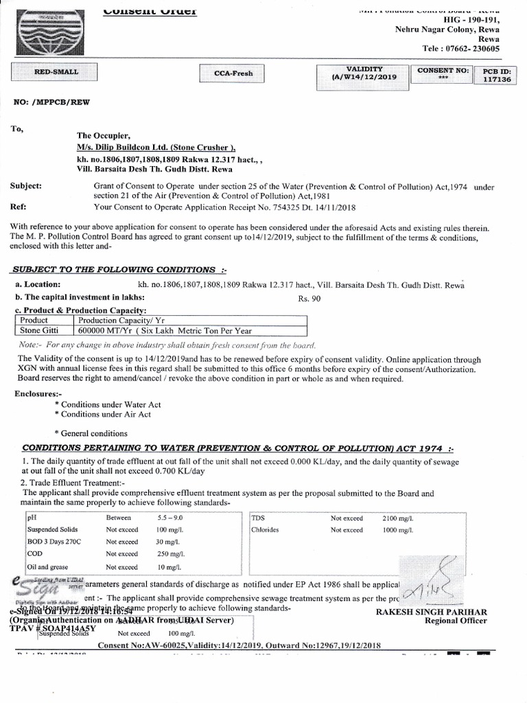 Stone Crusher | PDF | Air Pollution | Waste Management