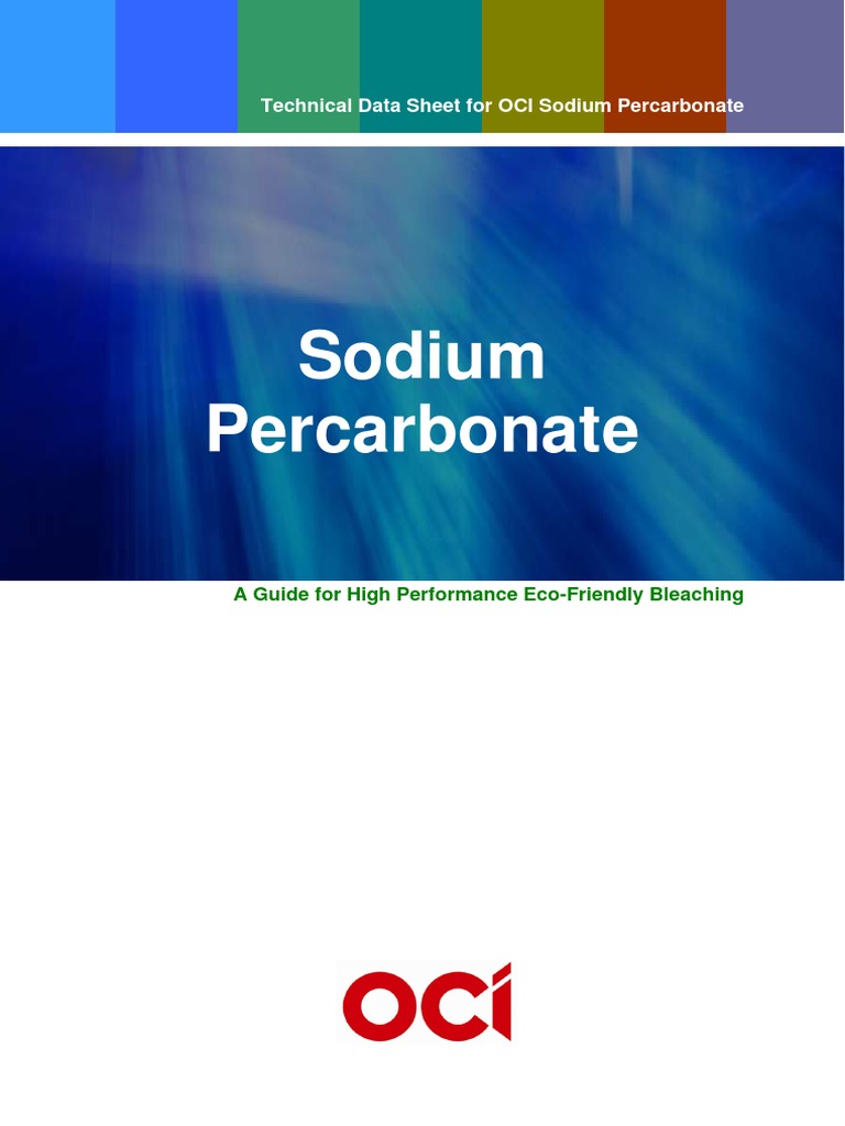 Sodium Percarbonate PDF | PDF | Bleach | Hydrogen Peroxide Sodium Percarbonate PDF | PDF | Bleach | Hydrogen Peroxide