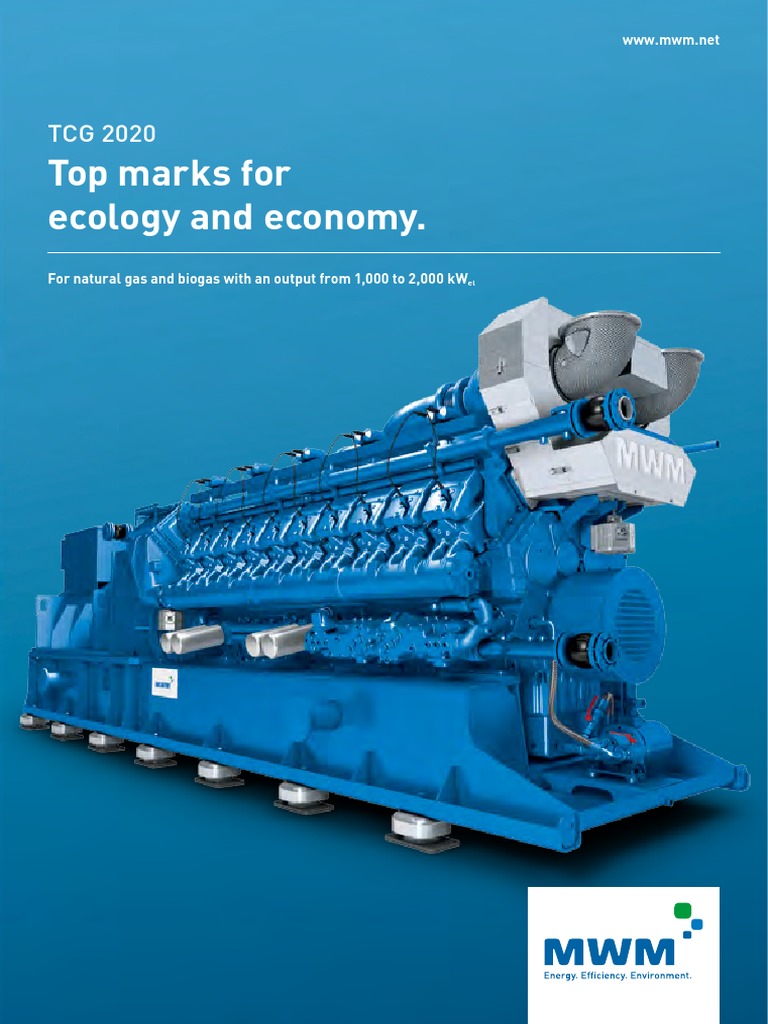 MWM TCG 2020 Gas Generator Overview | PDF | Biogas | Engines
