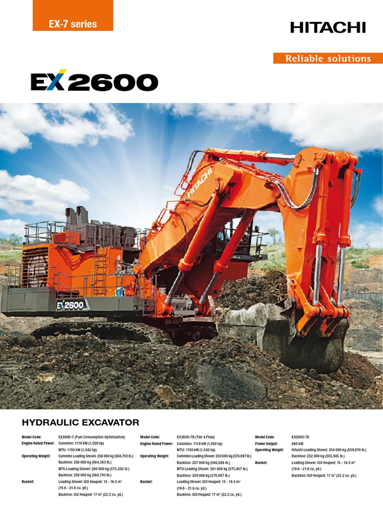 EX2600-7 FAB Digital-Only 18-09 | PDF | Engines | Turbocharger