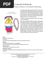 1st Degree Tracing Board in Modern English | PDF | Freemasonry | Column