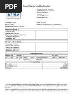 Rate Confirmation Sheet: 6214737 Bol: BIL Order # | PDF | Cargo ...