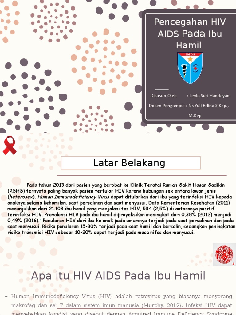 Pencegahan HIV AIDS Pada Ibu Hamil | PDF