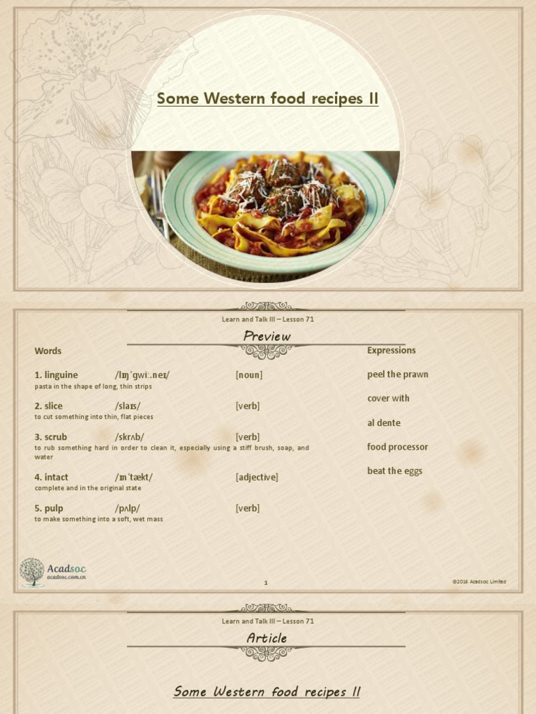 Some Western Food Recipes III | PDF | Mussel | Cookware And Bakeware