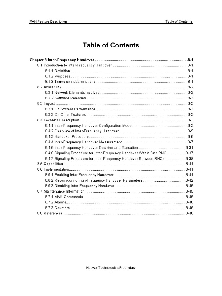 08-Inter-Frequency Handover | PDF | Data Transmission | Computer Networking