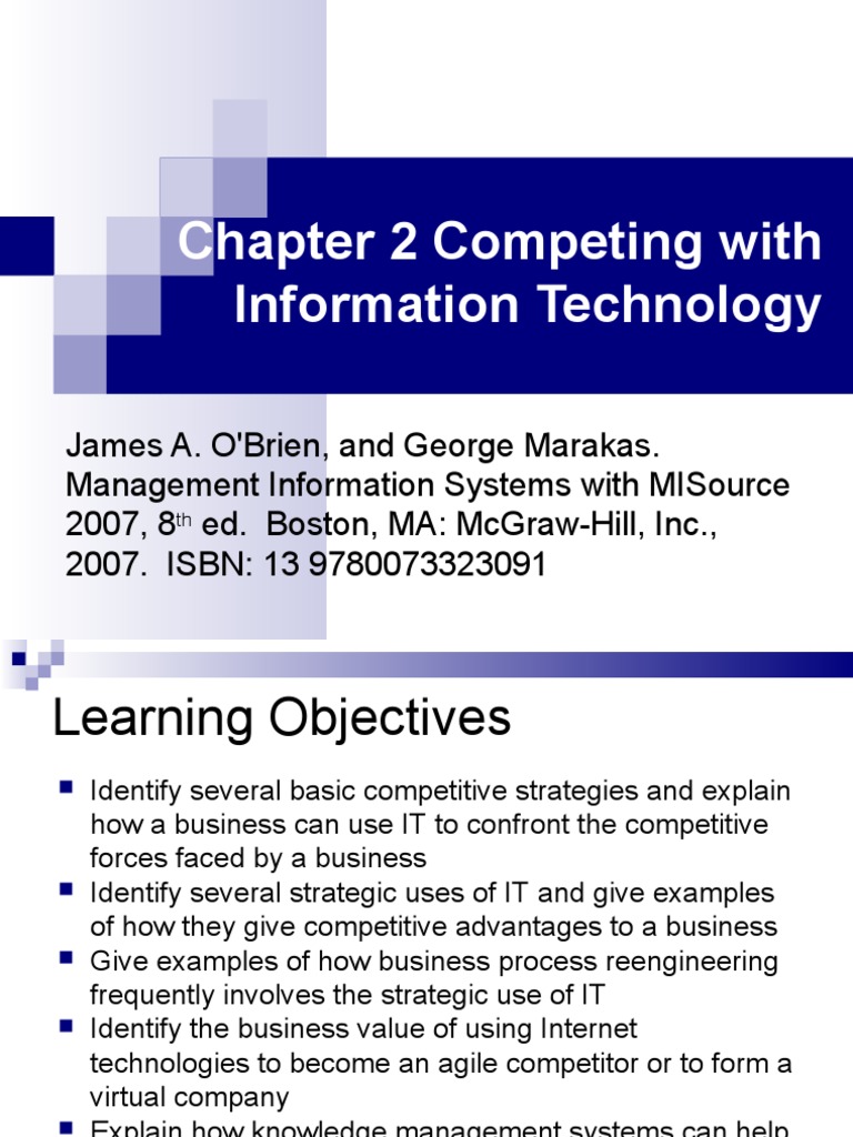 Competing With Information Technology | PDF | Strategic Management ...