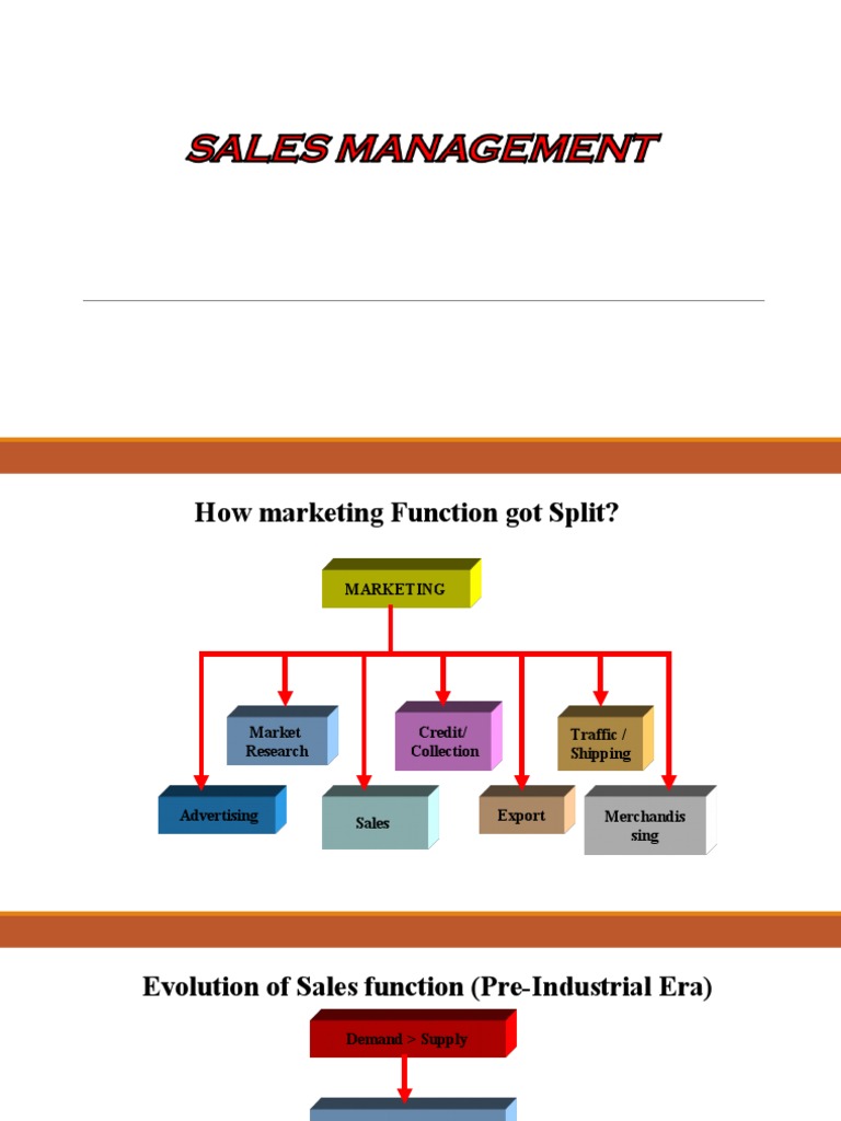 Sales Management | PDF | Sales | Product (Business)
