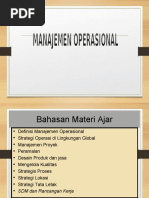 Konsep Dasar Manajemen Operasional | PDF