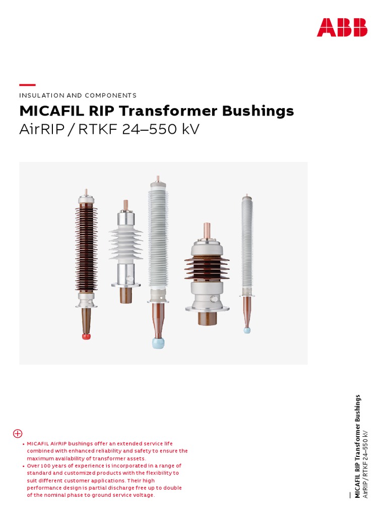 02 - ABB MICAFIL Bushings AirRIP Catalogue English PDF | PDF ...
