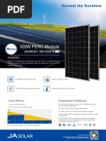 JA Solar Panel Datasheet | PDF | Photovoltaics | Solar Panel