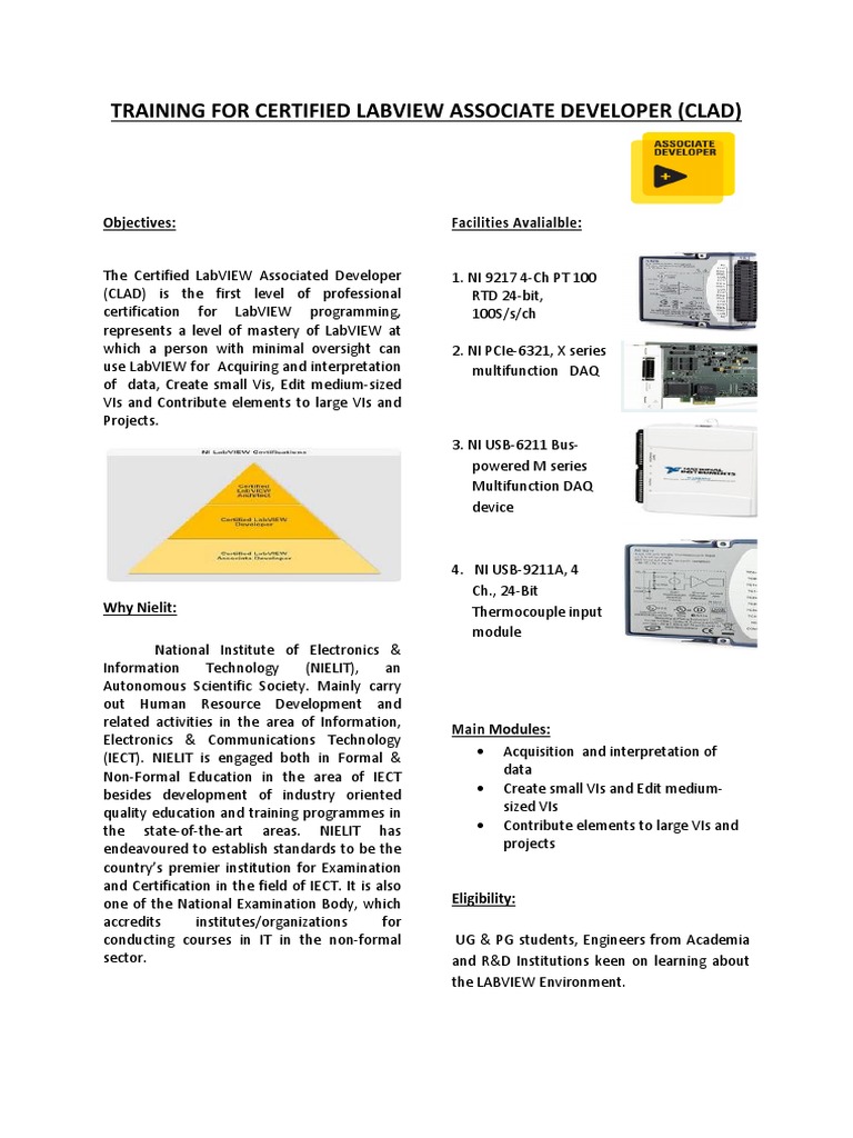 Training For Certified Labview Associate Developer PDF | PDF | Learning ...