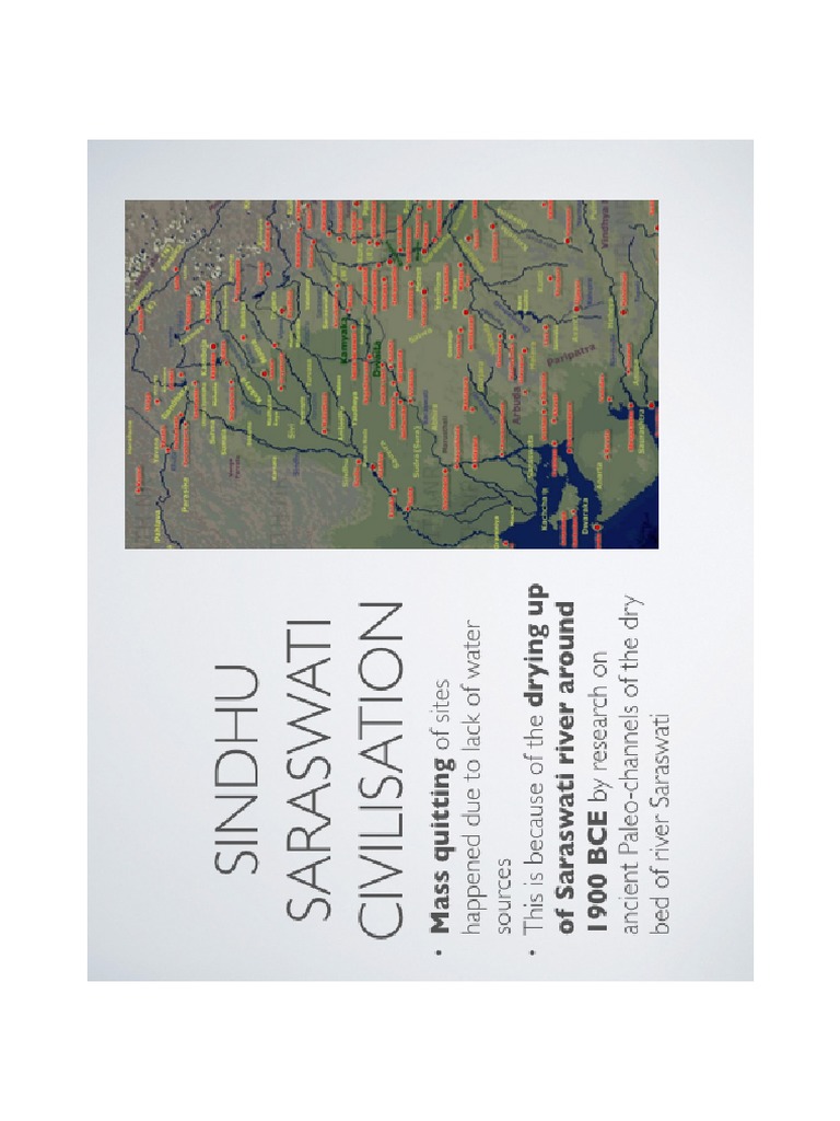 The Sindhu Saraswati Civilization | PDF