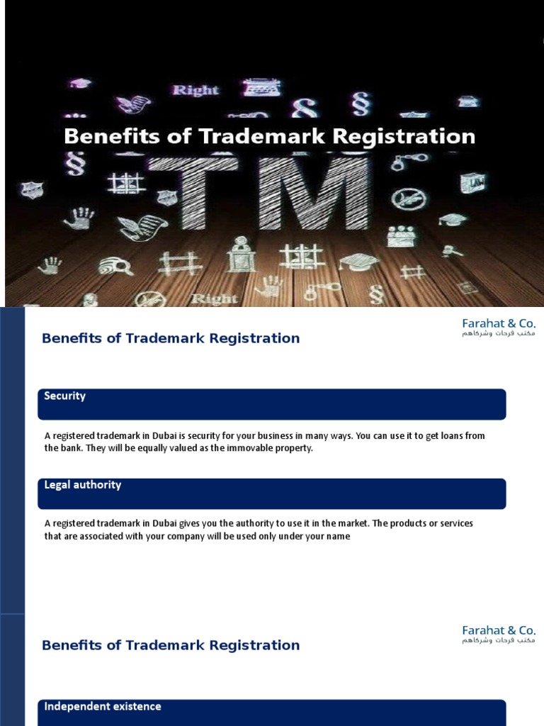 Benefits of Trademark Registration | PDF