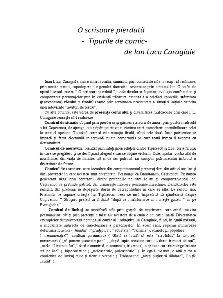 Tipuri de Comic | PDF