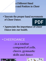 LESSON PLAN Cheerdance - Basic Hand Movements and Positions | PDF ...