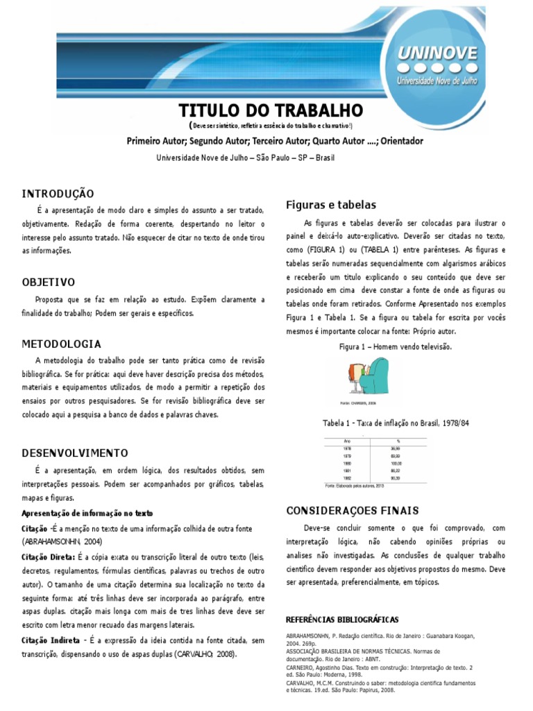 Modelo Oficial Banner tcc2 | PDF | Citação | Autor