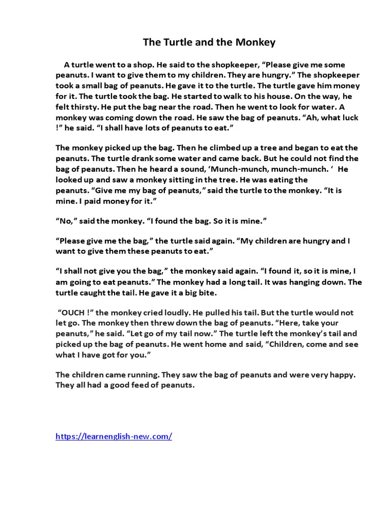 English Short Stories For Beginners PDF | PDF