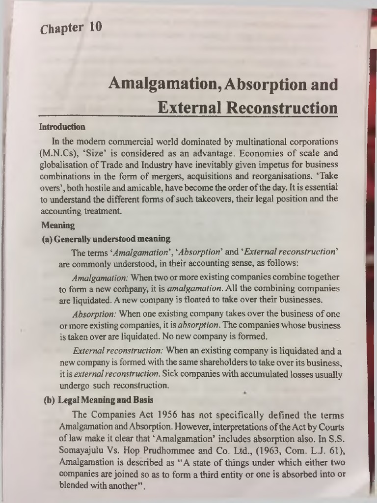 Amalgamation | PDF