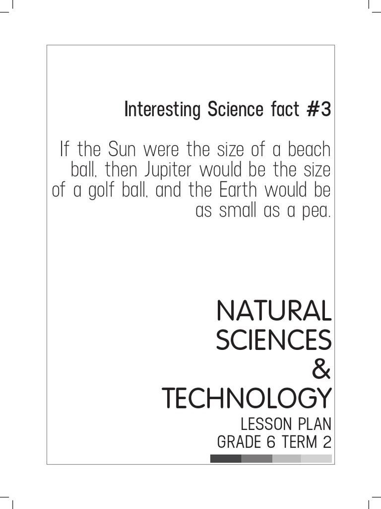 GR 6 Term 2 2020 NS&T Lesson Plan PDF | Download Free PDF | Gases | Liquids