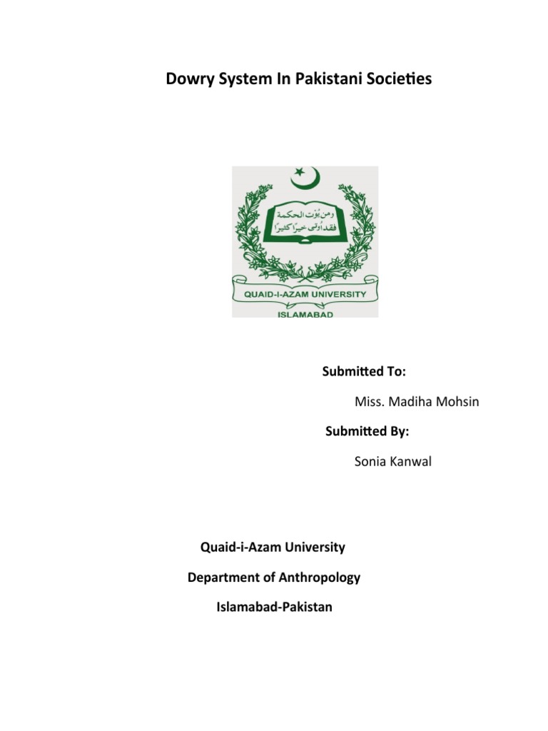 Dowry System | PDF | Marriage | Family