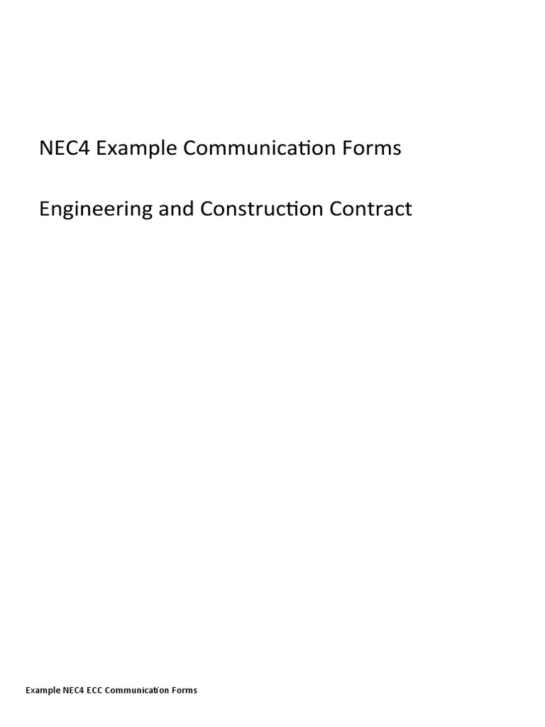 ECC4 Example Forms | PDF | Payments | Economies