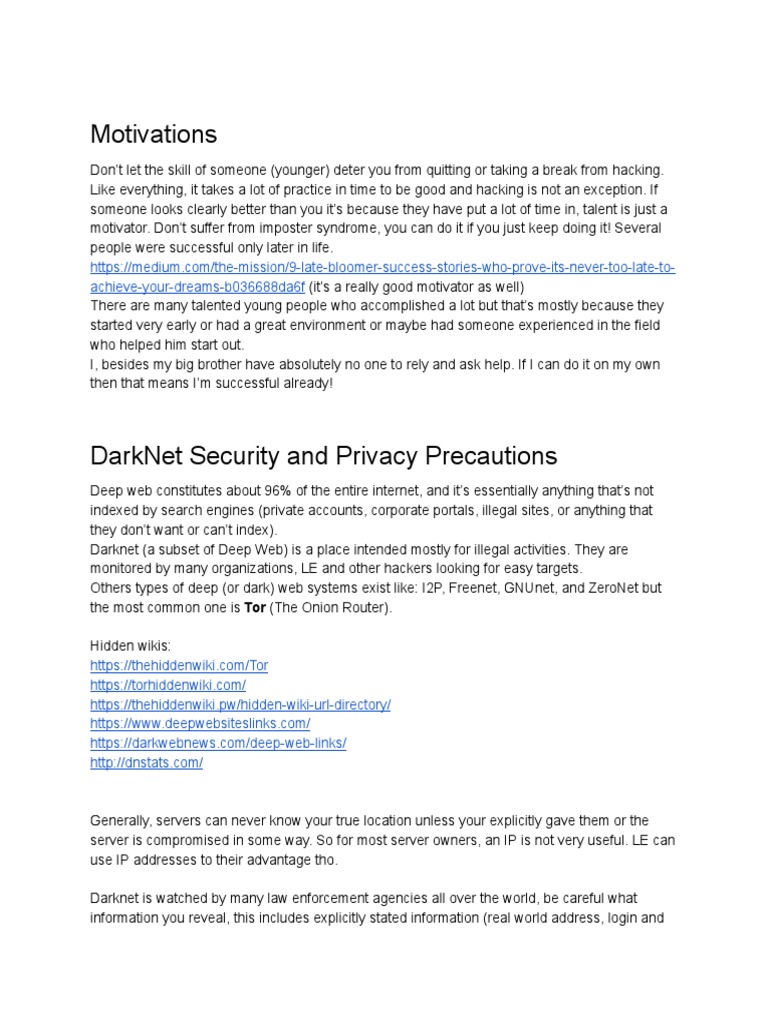 Hacking Notes | PDF | Ip Address | Computer Network