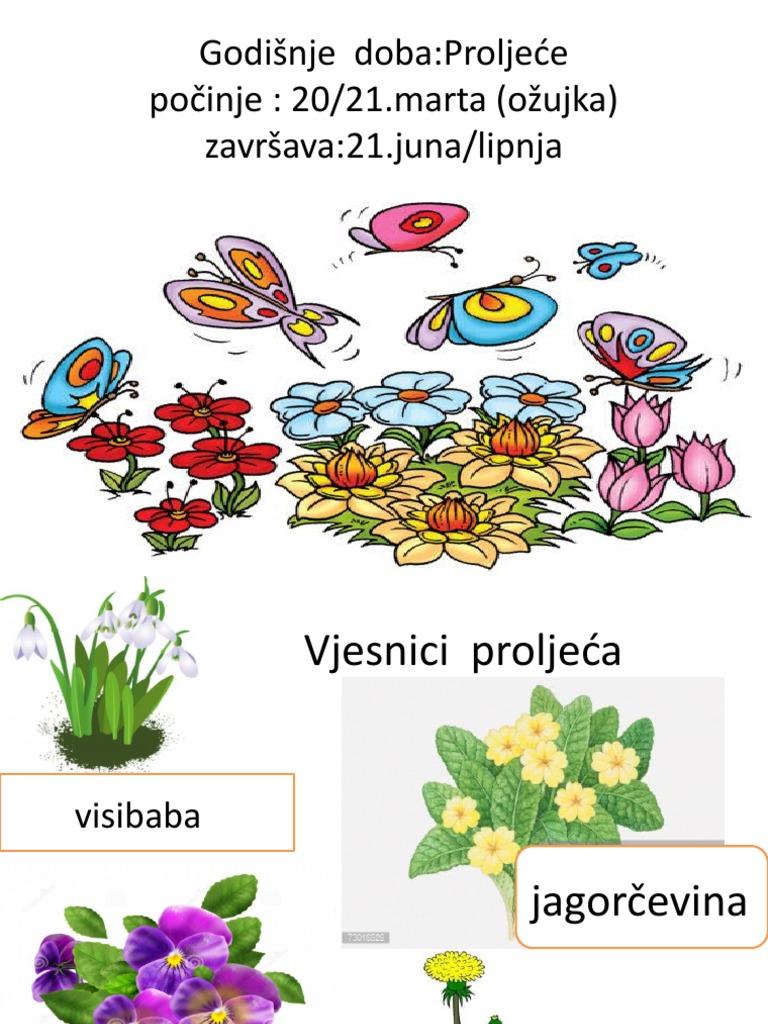 Proljece Moja Okolina | PDF