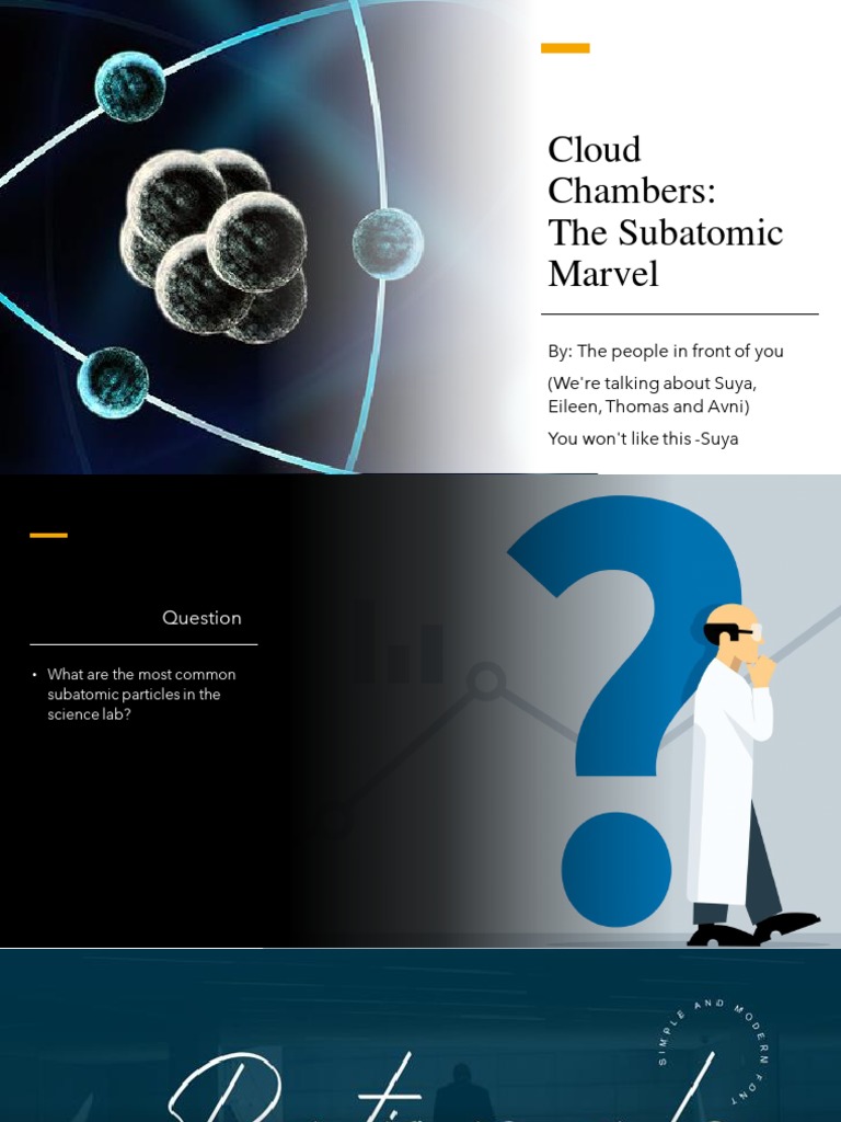 Cloud Chambers: The Subatomic Marvel | PDF | Nature