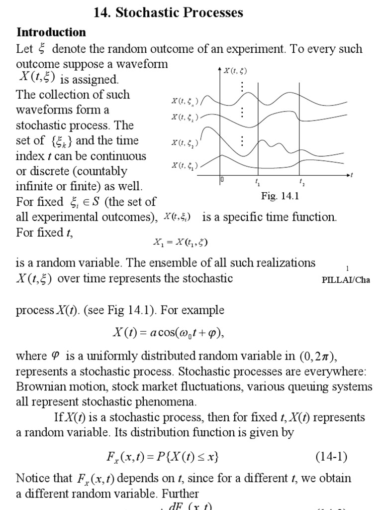 Stochastic Processes | PDF | Stationary Process | Autoregressive Model