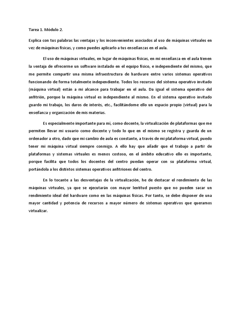 Tarea 1 Modulo 2 | PDF